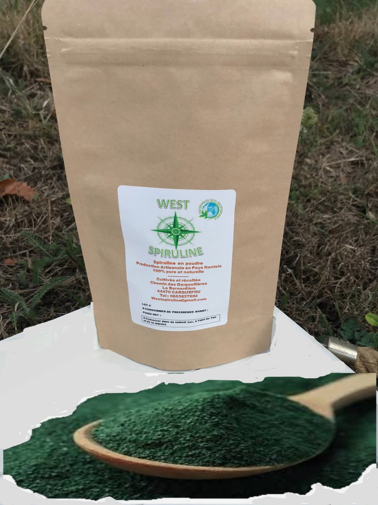 Spiruline française pure en poudre - WEST SPIRULINE